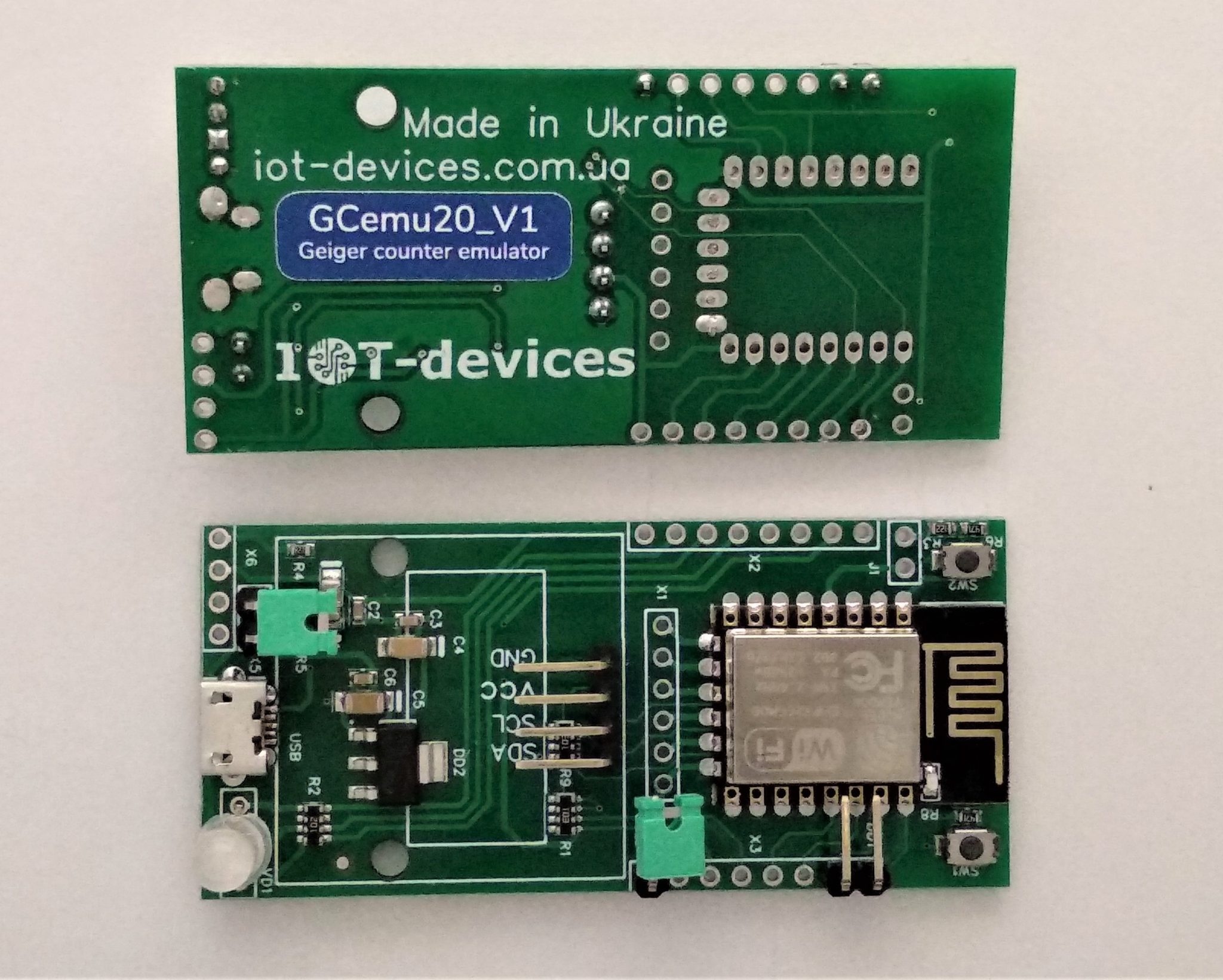 GCemu20_V1 Geiger counter emulator - IoT-devices, LLC - Electronics ...